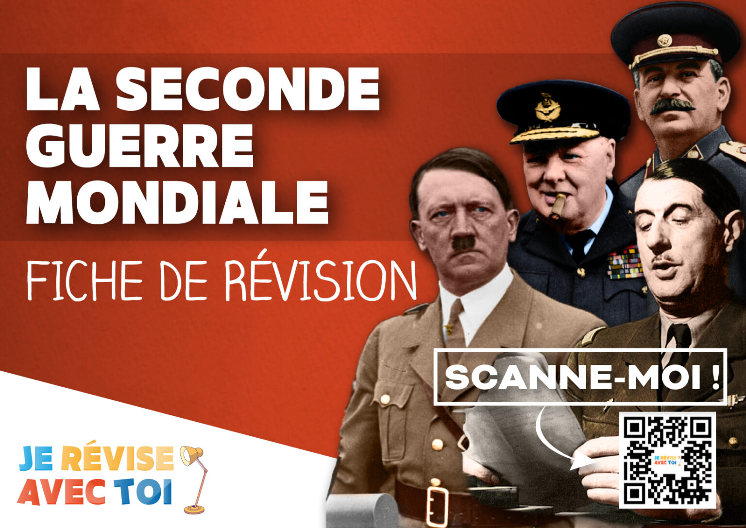 La seconde guerre mondiale : Fiche de révision pour abonné - Je révise ...